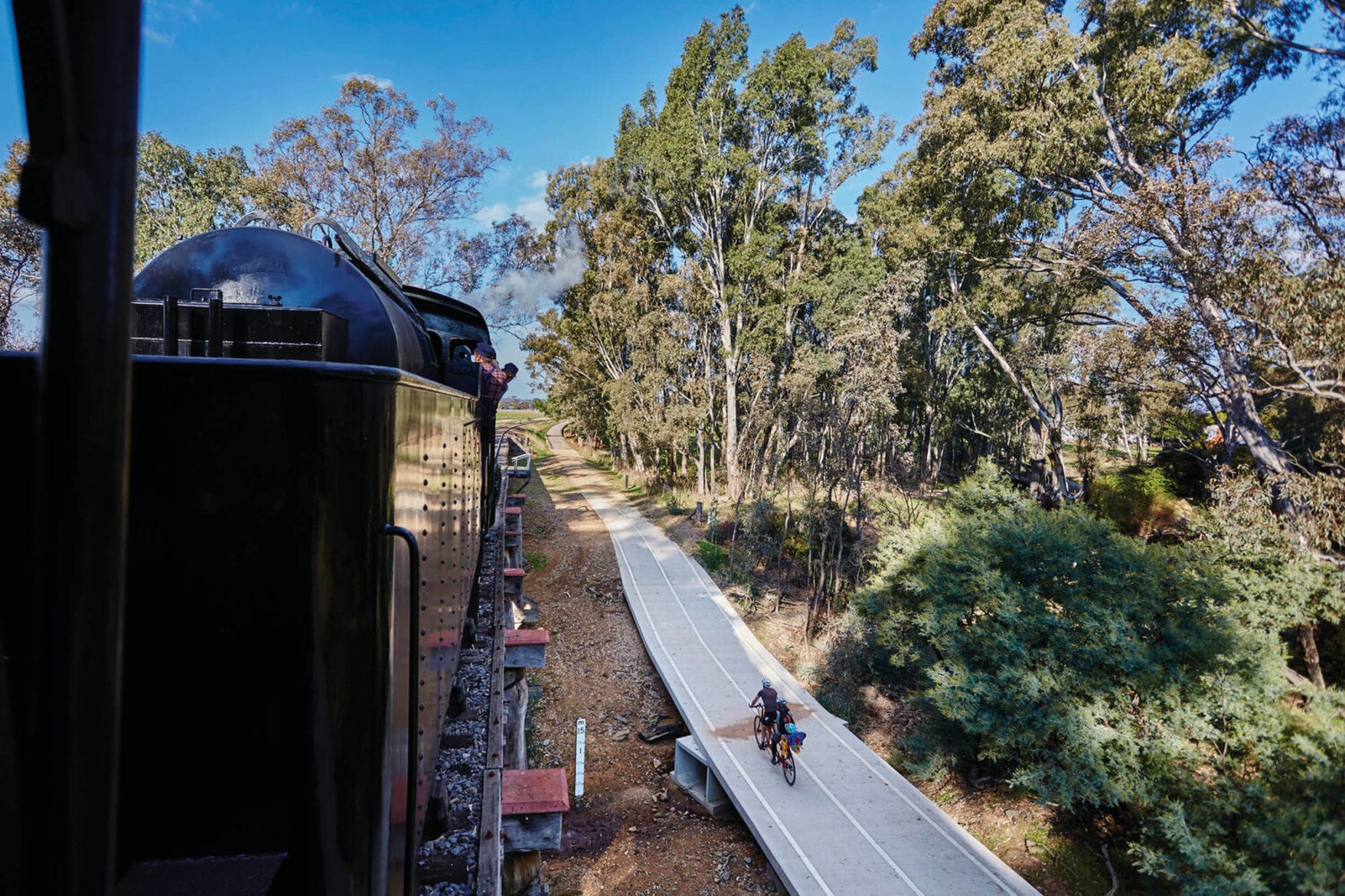 Victorian Rail Trail 6-Pack: Coast, Craters and Gold | Roar Adventures